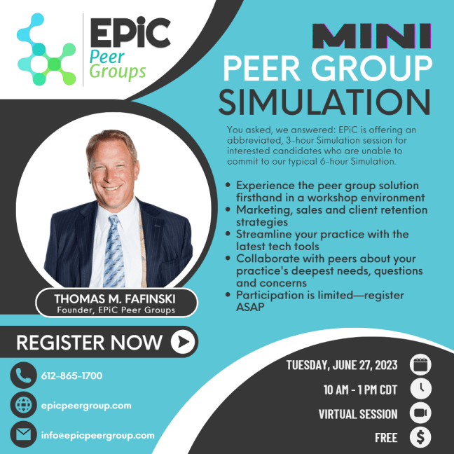 Mini Peer Group Simulation set for June 27 - EPiC Peer Groups